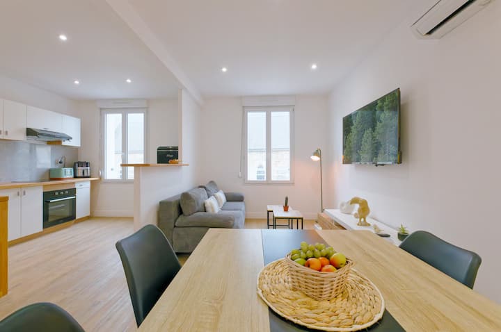 Appartement Embrun Centre Portbail - Accès Piscine - Manche