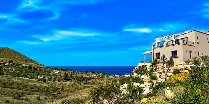 Sea View Villa With Panoramic Pool Near Scopello - Scopello, TP, İtalya