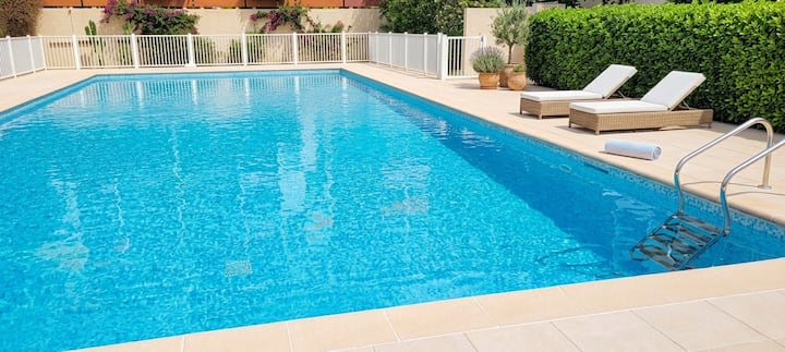 Beau T2 Terrasse Piscine Tennis Parking - Presqu'île de Giens