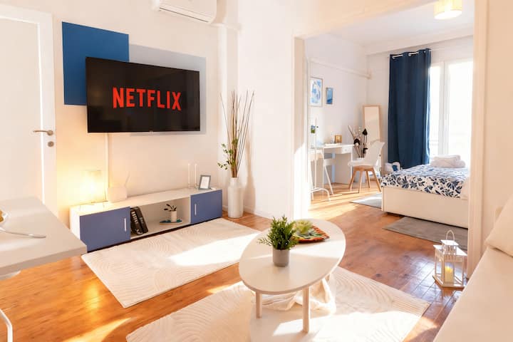 Central Blue Haven | 2br | 6 Guests - Thessalonique