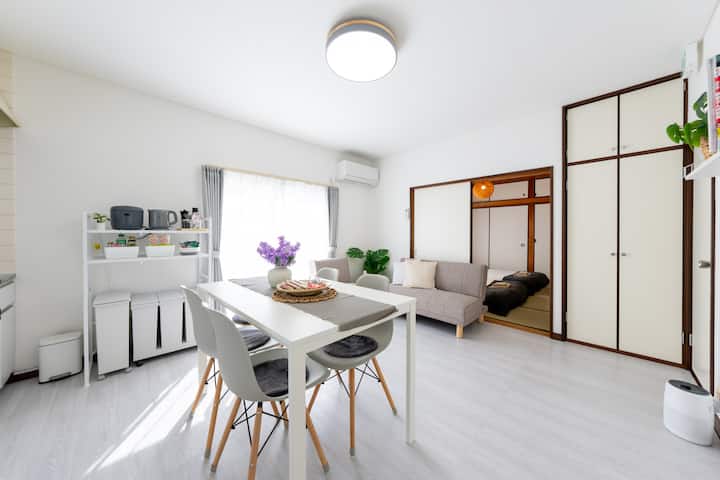 鎌倉大仏・江ノ島観光に最適/鎌倉の暮らし体験/鎌倉駅7分/2ldk/5名/51.87㎡/小町通り近い - Kamakura