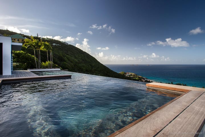 Breathtaking Villa In St Barts With Infinity Pool - Eden Rock - Saint Barthélemy