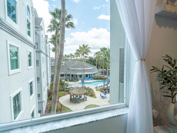 Top• Villa Santorini Boho•freeparkshuttle•poolview - Walt Disney World® Resort, Orlando