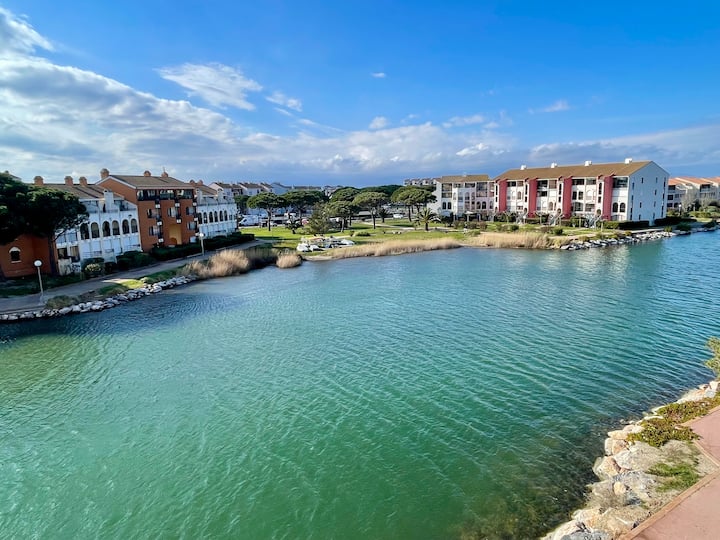 Appartement Théia - Rives Du Lac Avec Piscine - Le Barcarès