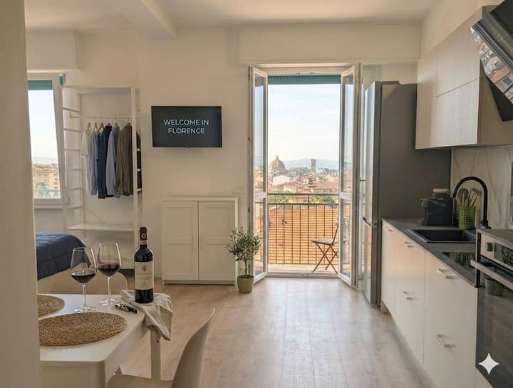 Florence Skyline Studio Vista Duomo & Campanile - Floransa