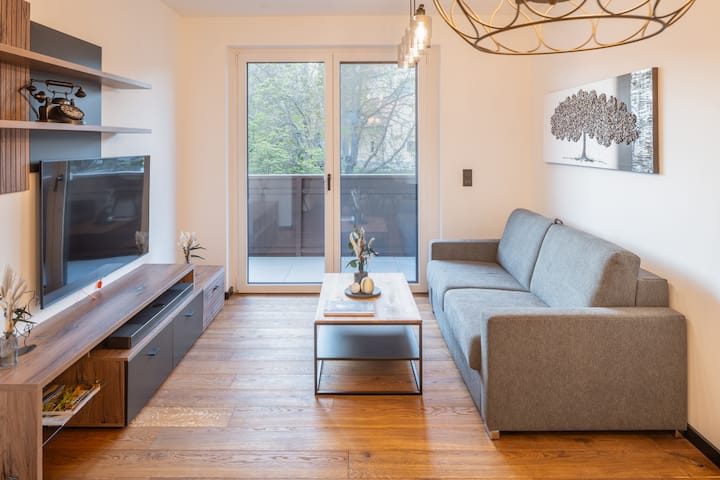 Schönes Design-apartment Mit Balkon - Flow - Bad Waltersdorf