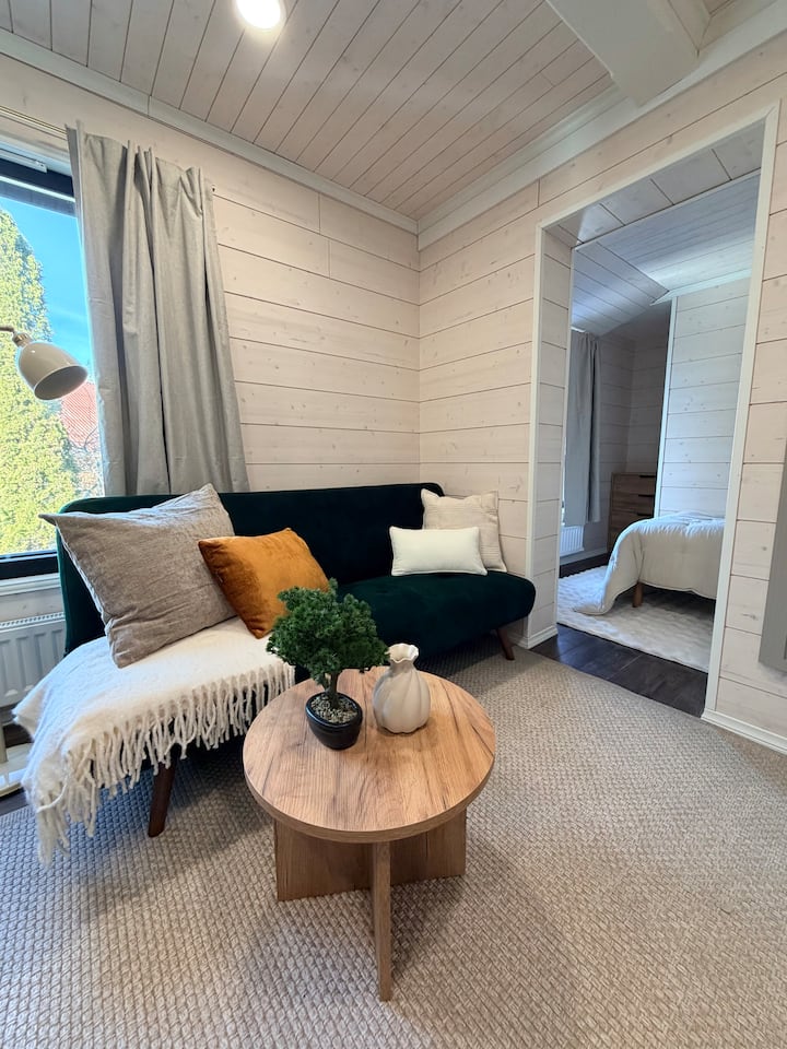 Peaceful Log Studio Near Airport & City + Sauna - Vantaa