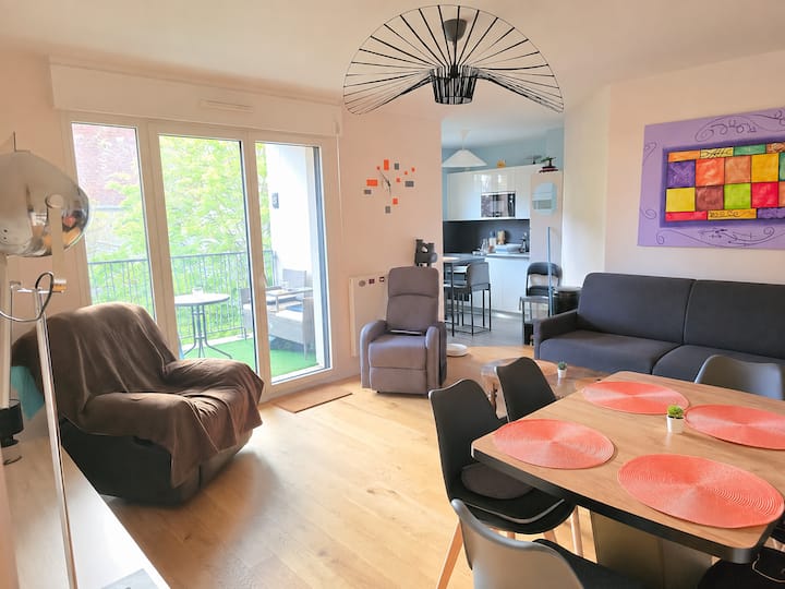 Le Nid De Clichy Balcon, Parking & Métro - Courbevoie