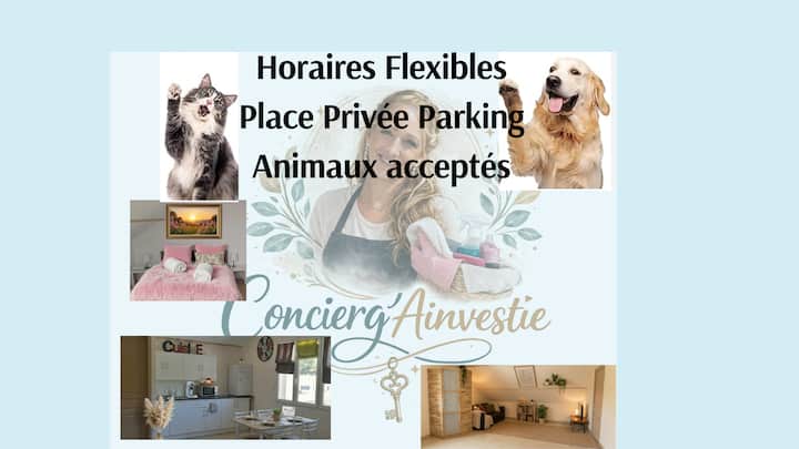 T2 à 15min De Cnpe Et 10 De La Pipa Parking Privé - Lagnieu