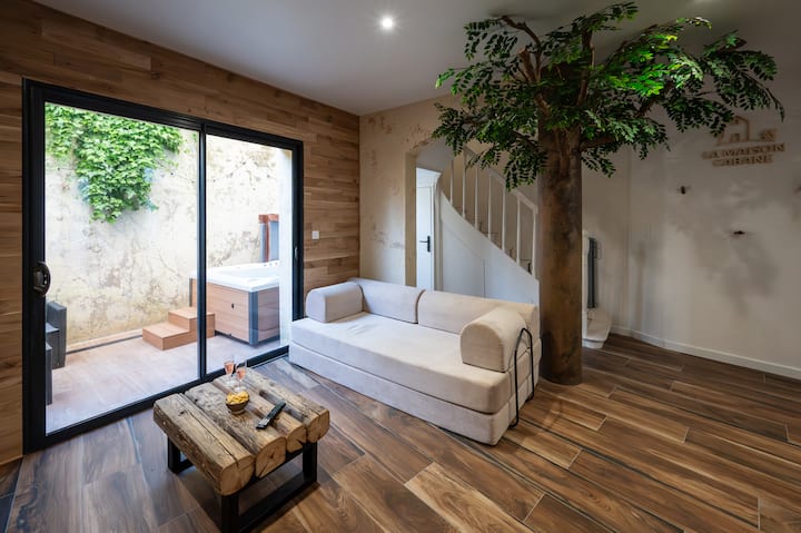 Maison Cabane Cholet, Spa Privé, Proche Puy Du Fou - Cholet