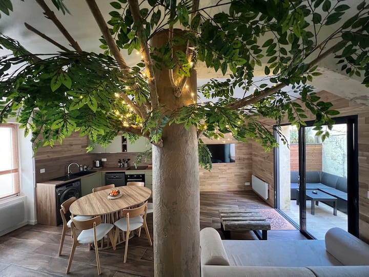 Maison Cabane Cholet, Spa Privé, Proche Puy Du Fou - Cholet