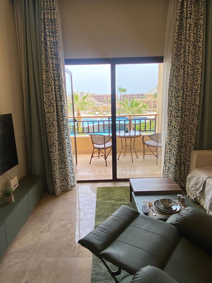 Beautiful Pool View Studio In Al Dau Heights - Egypt