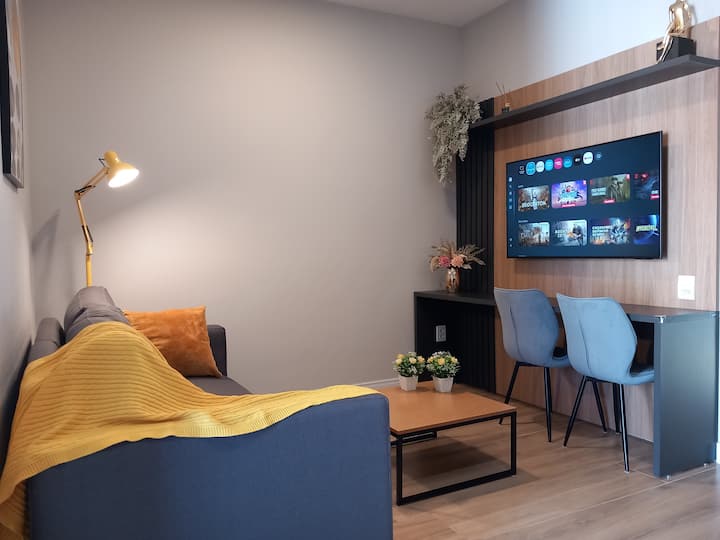 Apto Sofisticado, Wifi Rápido + Garagem - Santo André