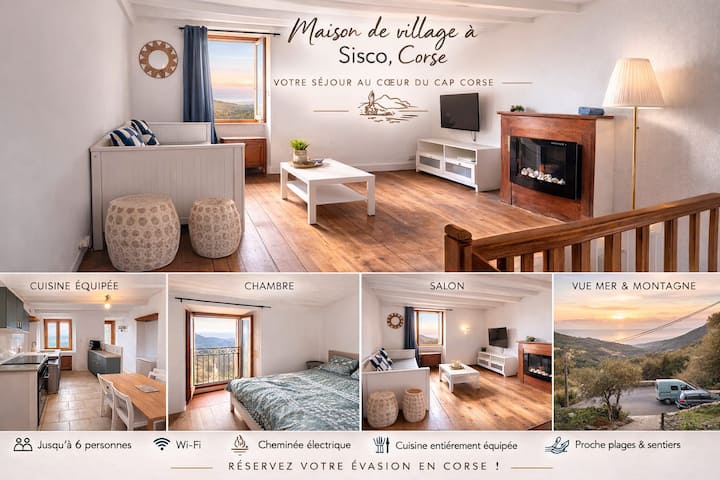 Maison De Village Entre Mer Et Montagne - Canari