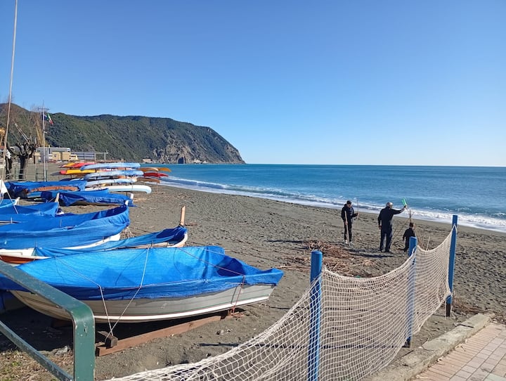 30m Dalla Spiaggia | Appartamento Fronte Mare - Sestri Levante