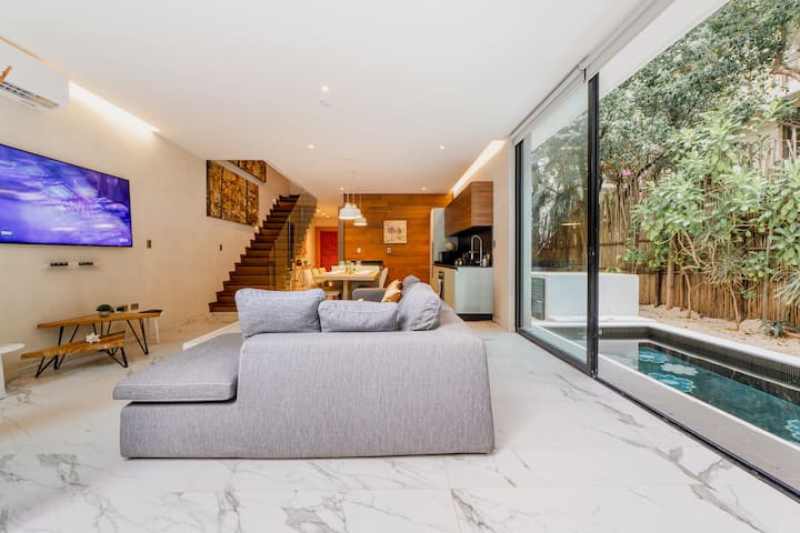 Luum Private Pool | 9 Min From Beach - Tulum