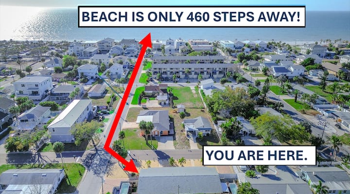 Paradise By The Gulf - Entire Duplex - Indian Rocks Beach, FL