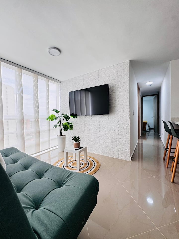 Apartamento Moderno Con Vista En Sabaneta - Itagüi