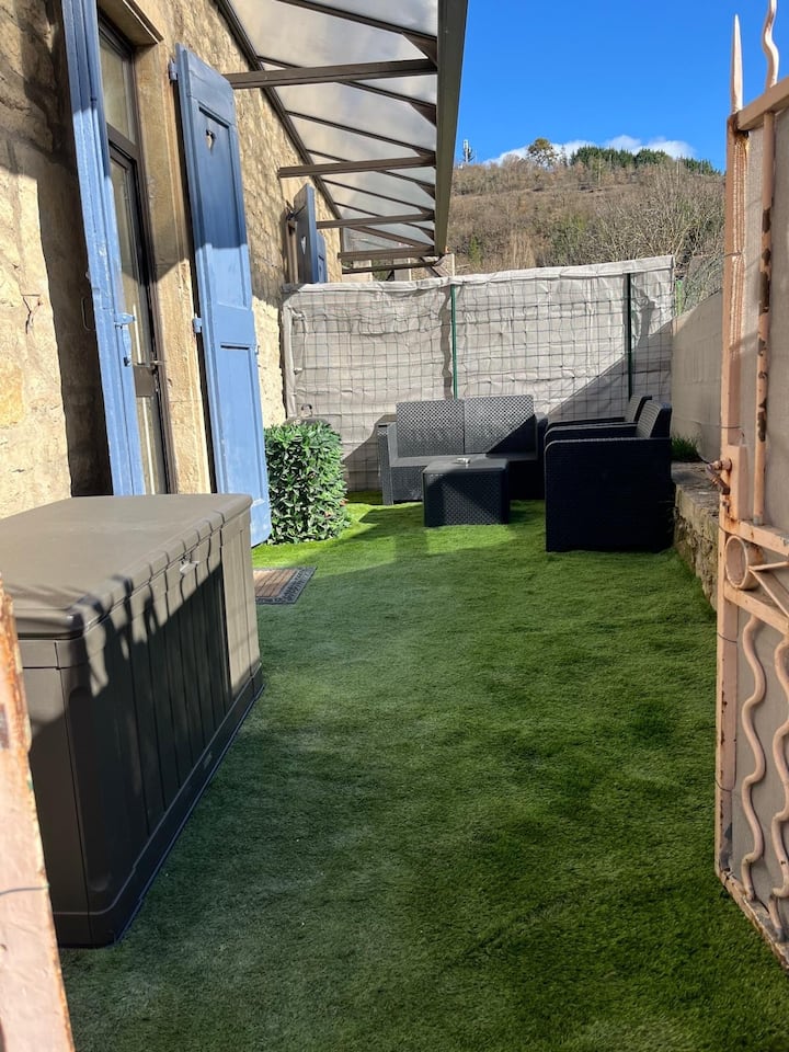 L'echappée Verte Clim Wifi Centre Ville Patio - Marvejols