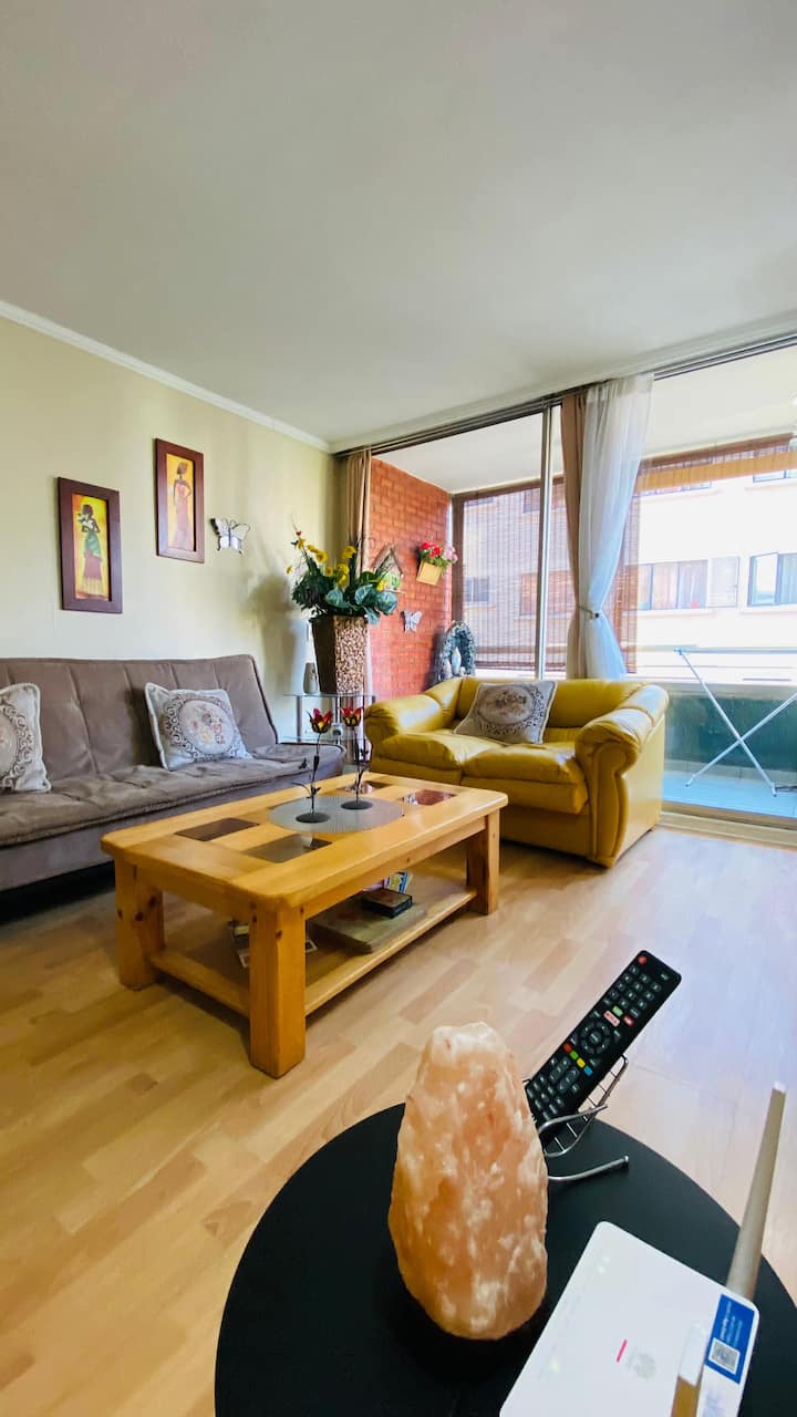 A Pasos Del Costanera Y Metro | 2d2b 1est | Cómodo - Providencia