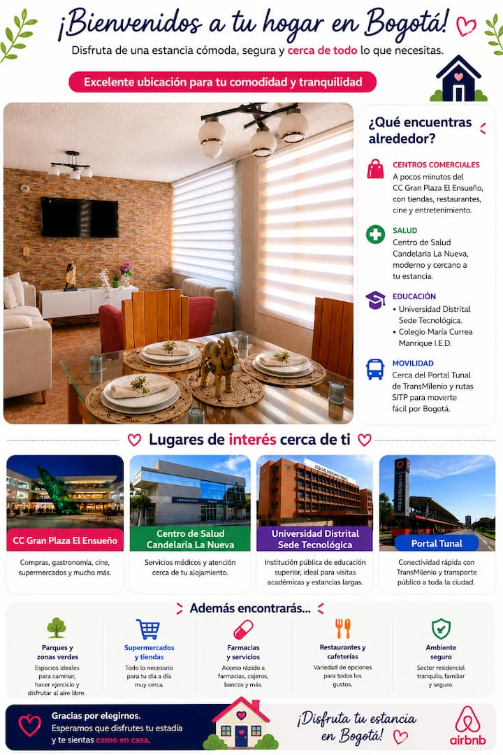 Apto 2 Habitaciones Junto A Gran Plaza El Ensueño - Soacha