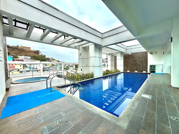 Apartamento 3 Camas Con Vista Al Río Y Desayuno - Ecuador