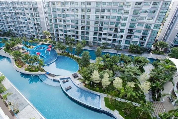 Dusit Grand Park1杜斯特水系泳池景色公寓~请联系我有折扣! - Jomtien