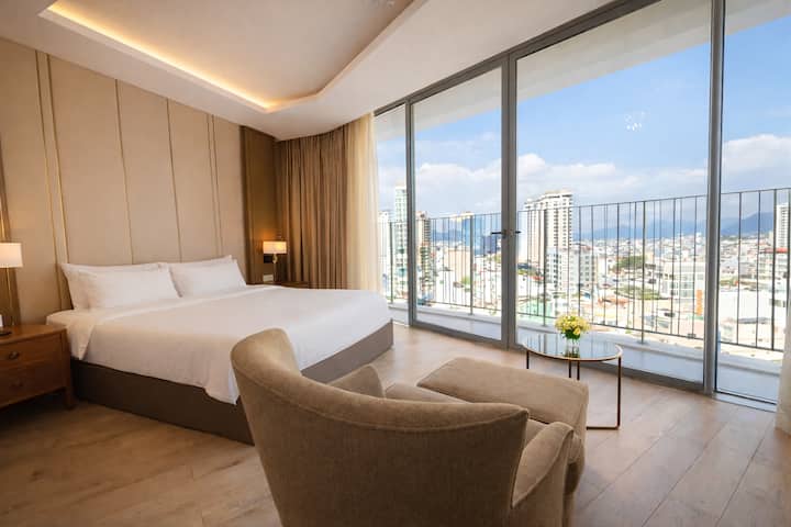 Sunny Apartment•amazing City View• Balcony•bathtub - Vietnam