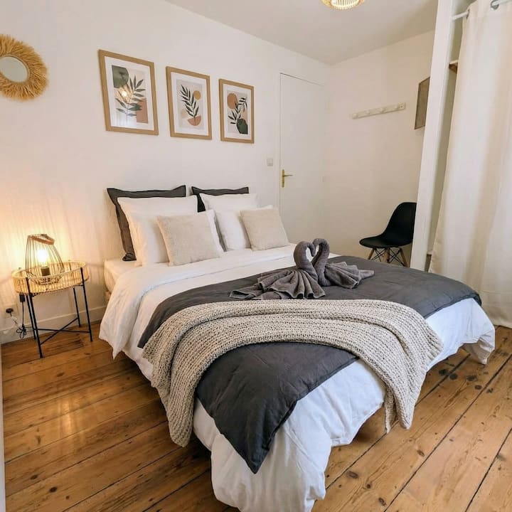 L'appartement Morelle : Parking Privé-centre Ville - Yffiniac