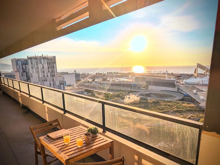 Sea View, Pool, Gym, 3 Bedroom Apartment. - Barcelona