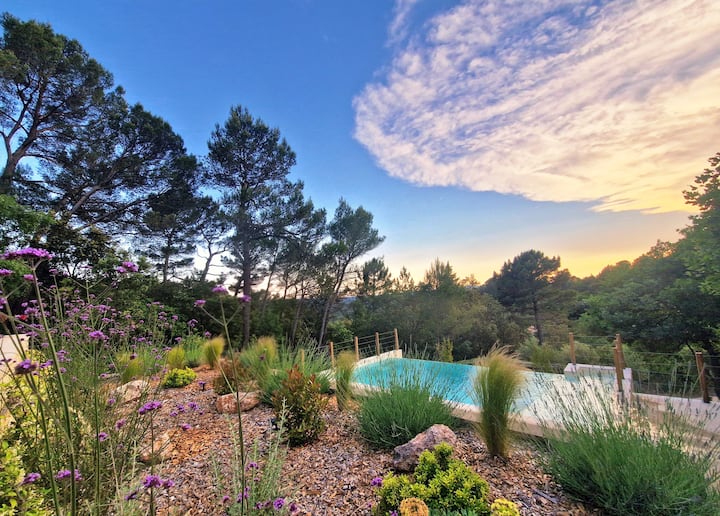 Détente, Piscine, Sauna, Pétanque, Nature•provence - La Verdière