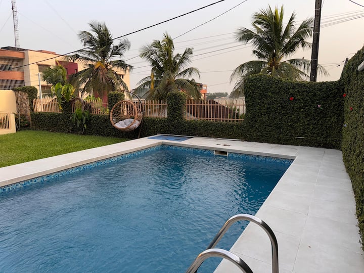 Villa Mikaïa - Piscine Et Jacuzzi - Côte d'Ivoire
