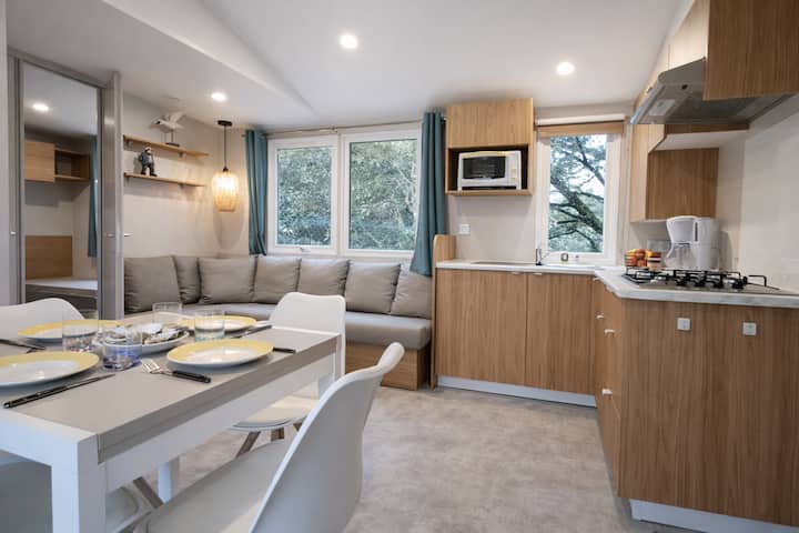 Zen : Mobilhome 6 Pers, Animaux, Piscine, Linge - Saint-Hilaire-de-Riez