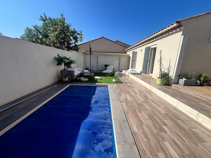 Villa Individuelle 8 Personnes à 50 M De La Plage - Département Aude