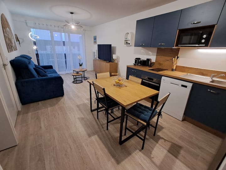 Bienvenue Dans Notre Appartement: Bleu Landes - Saint-Girons Plage