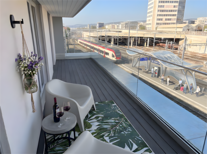 Terrace | Live The Authentic Swiss Train Vibe. - Lausana