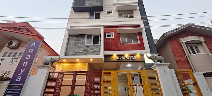 3 Bhk Service Apartment With Breakfast And Parking - Chennai Airport (MAA)