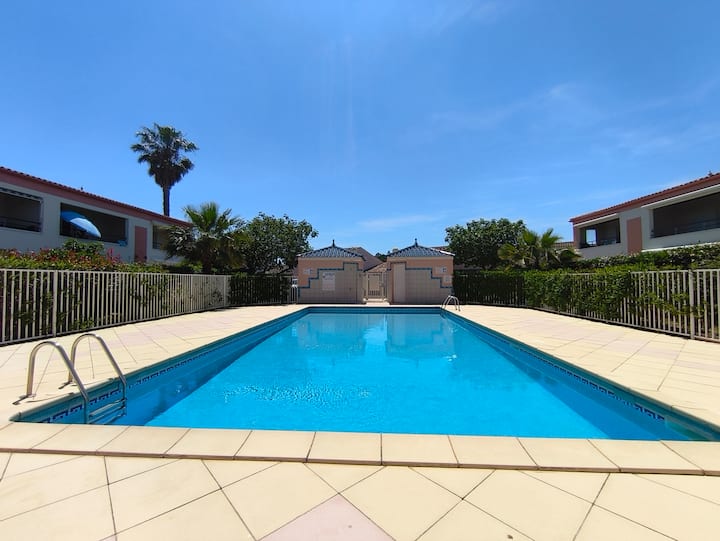 Villa Calme Vue Golf, Clim, Piscine, Plage à Pied - Le Grau d'Agde