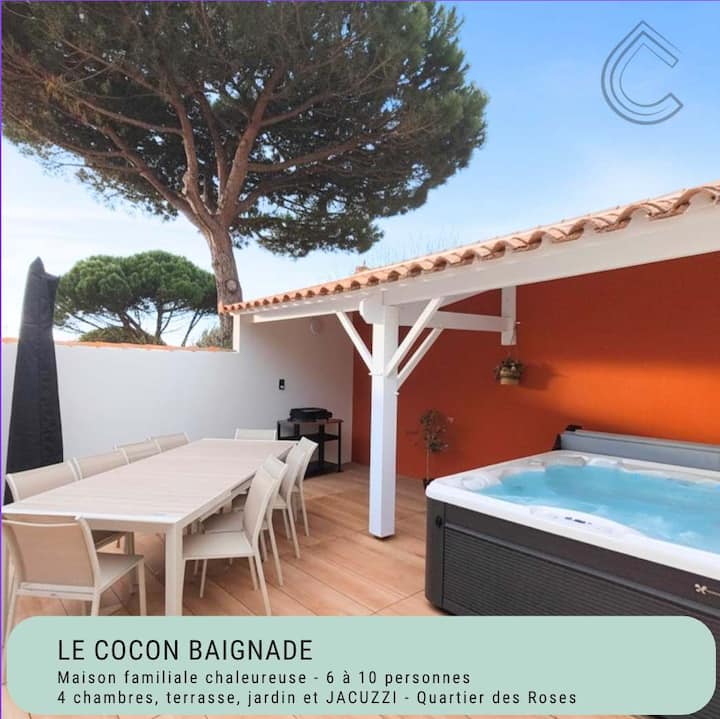 Le Cocon Baignade - Jacuzzi - Plage à Pied ! - Vendée