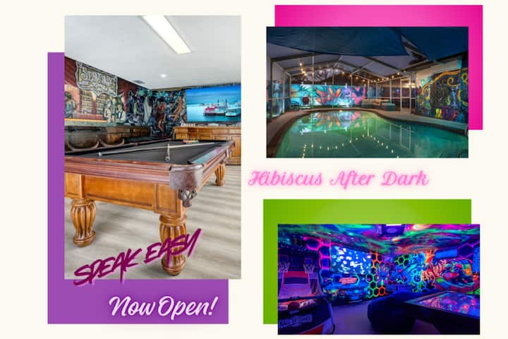 Glow In The Dark Game Rm/htd Pool/pool Table85”tvs - Anna Maria Island, FL