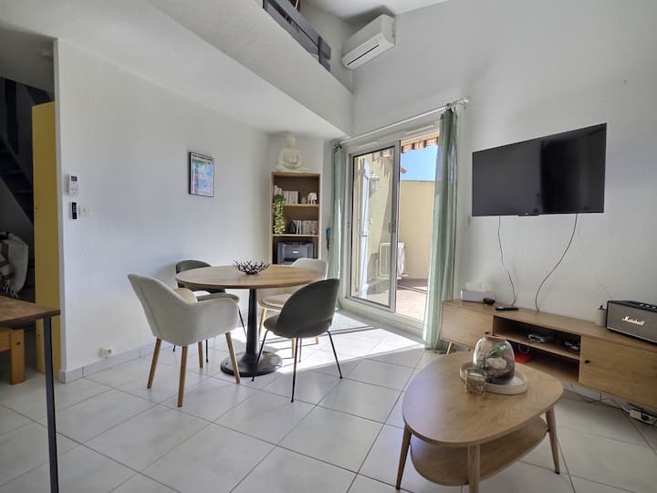 Duplex T2 Refait à Neuf En Bord De Mer - Parc national de Port-Cros