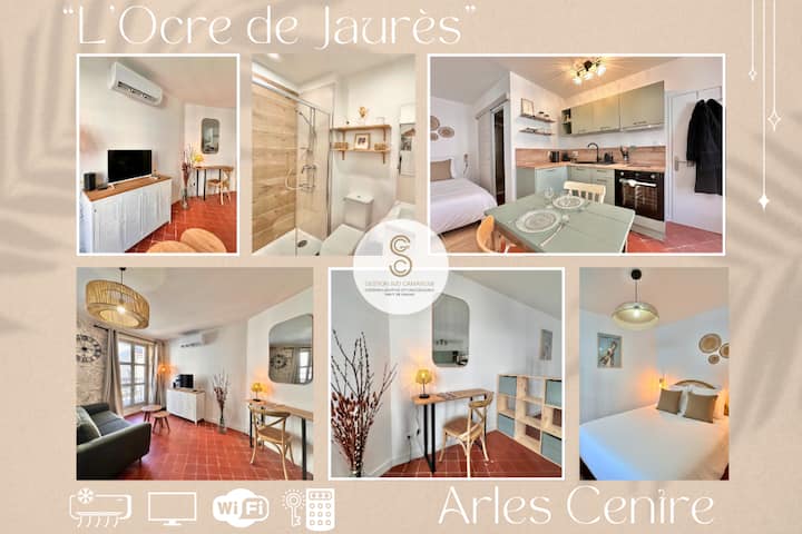 "L'ocre De Jaurès" Arles Centre - Clim & Wifi - Arles