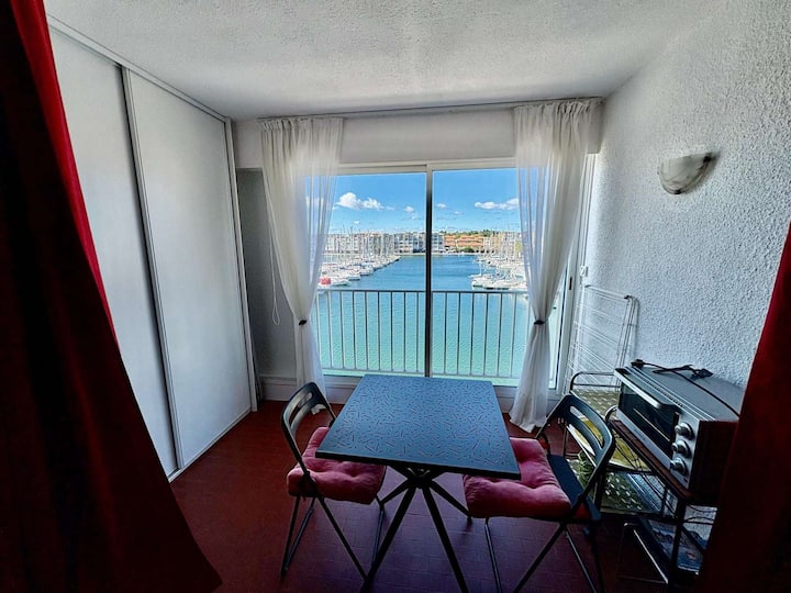 Studio Cabine  2 Couchages  Vue Port  Résidence - Gruissan