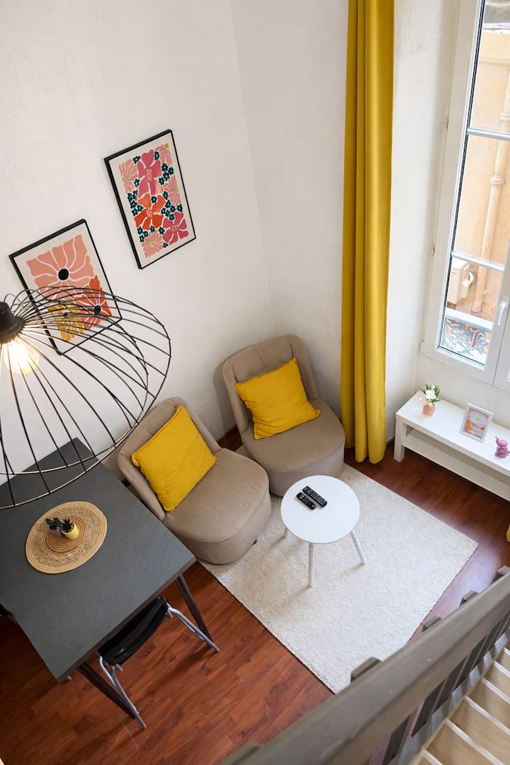 Studio Cosy Avec Mezzanine • Hyper Centre • Calme - Villefranche-sur-Mer