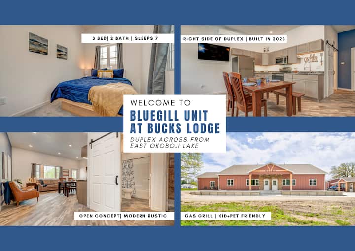 Sleeps 7|newly Built 3bd 2bth| Kid+pet Friendly - Spirit Lake, IA