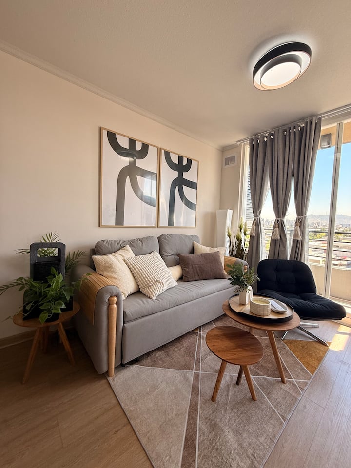 Espacioso Y Moderno En ÑUñoa - Santiago