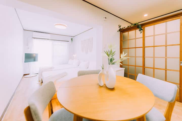 Fukuoka Hakata Stay – 1br W/ Balcony, Tv & Laundry - 天神
