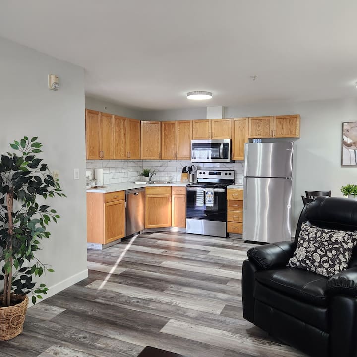 Smart Living: 2 Bed|2 Bath, All-inclusive Suite - Red Deer