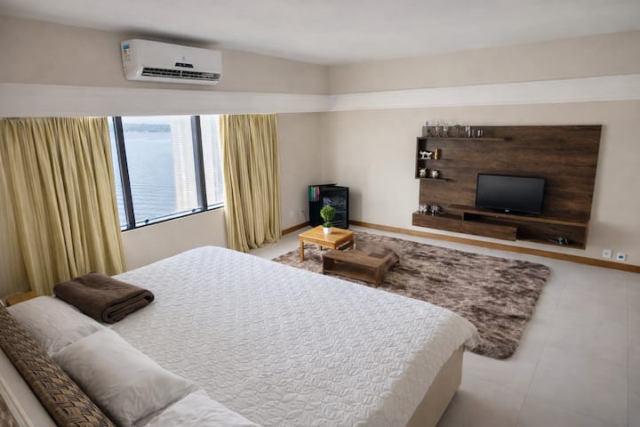 Flat No Tropical Hotel /Piscina Com Borda Infinita - Manaus