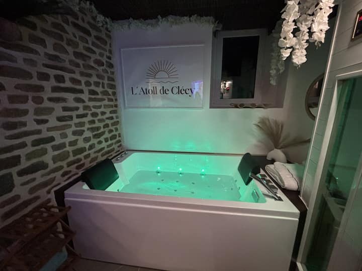 L'atoll - Balnéo - Sauna - Vidéo Projecteur - Clécy